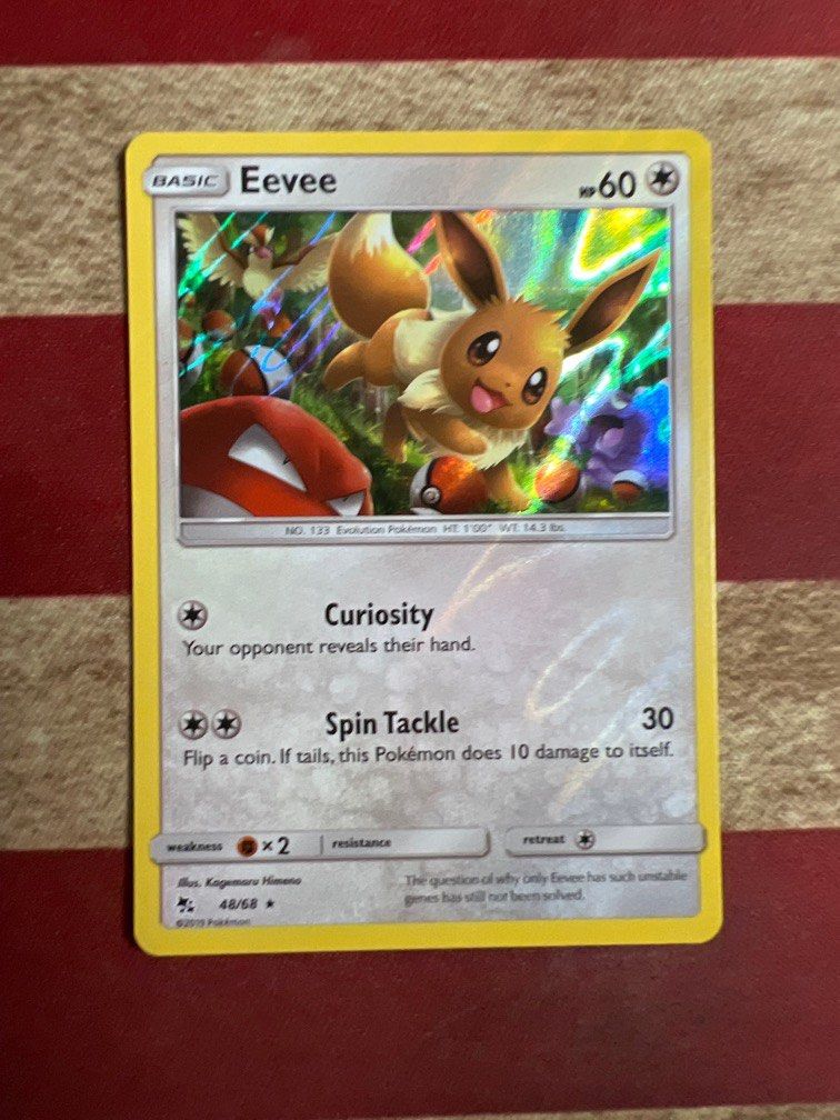 Pokemon Eevee Promo, Hobbies & Toys, Toys & Games on Carousell