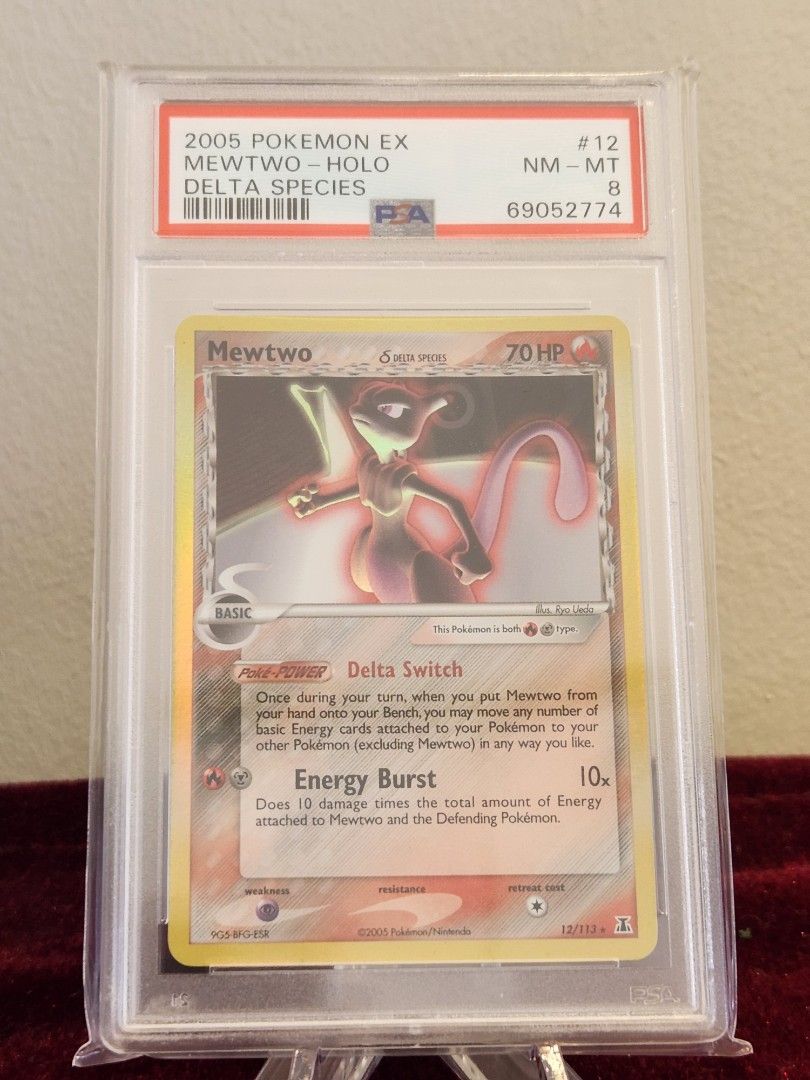 Pokemon EX Mewtwo Delta Species - PSA 8 (NM-MT), Hobbies & Toys, Toys ...