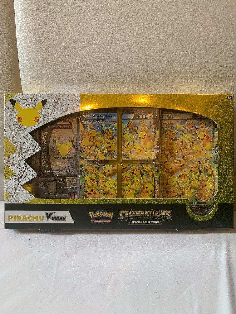 Pokemon TCG: 25th Anniversary Celebrations Pikachu V-UNION, Hobbies & Toys, Toys & Games on ...