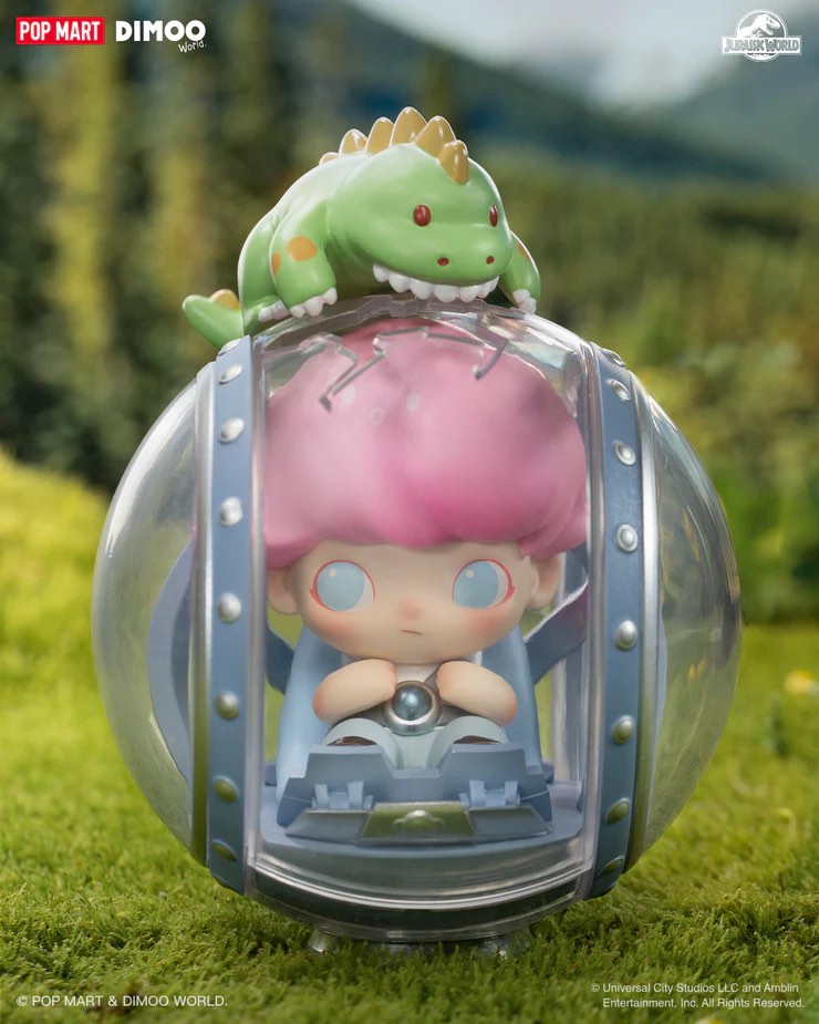 POPMART Dimoo Jurassic World: Spherical Tour Bus, Hobbies & Toys, Toys ...