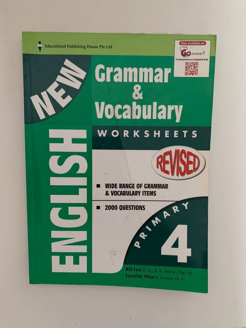 Primary 3-4 English assessment books: Grammar, Vocab, Comprehension ...