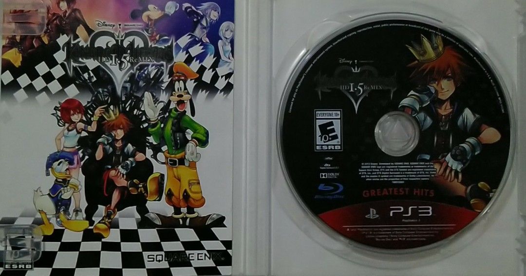 PS3 PlayStation 3 Game Kingdom Hearts HD 1.5 ReMix, Video Gaming, Video ...