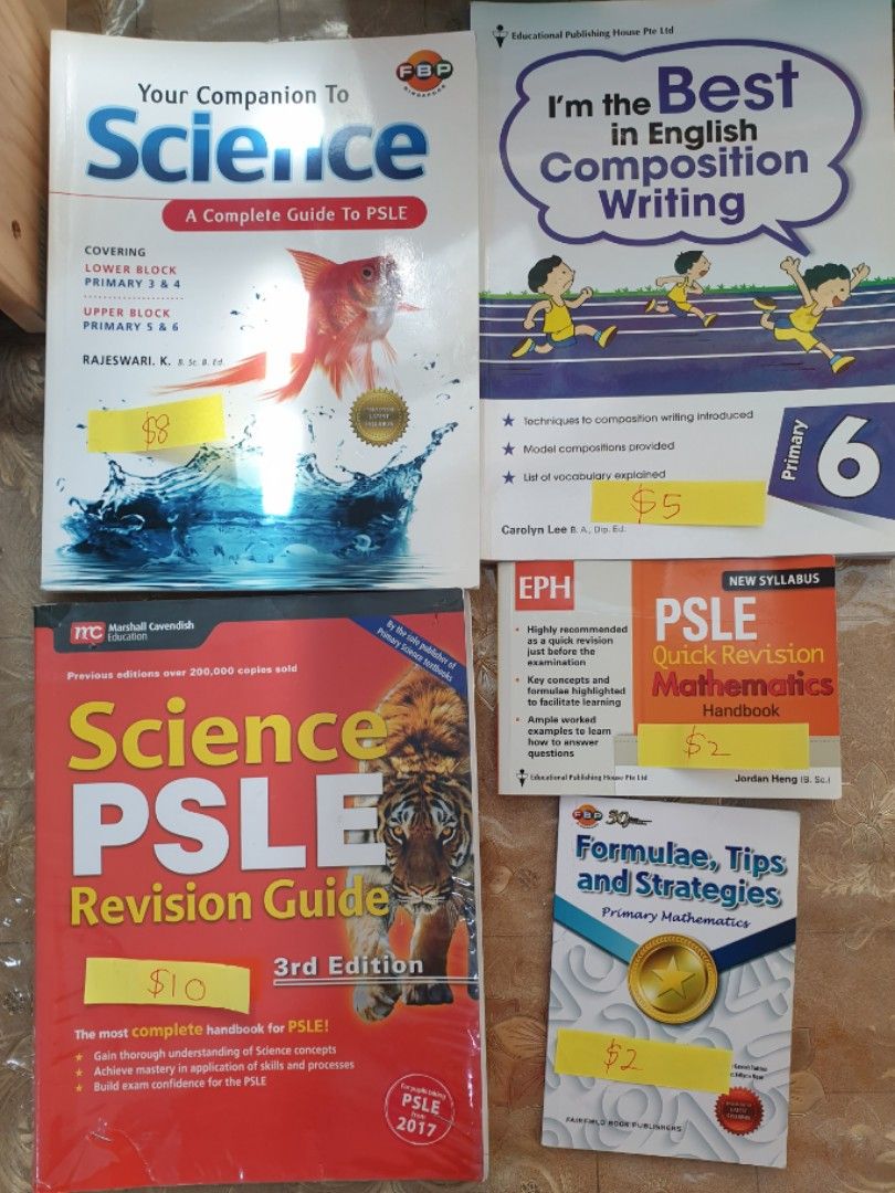 PSLE books textbooks, Hobbies & Toys, Books & Magazines, Textbooks on ...