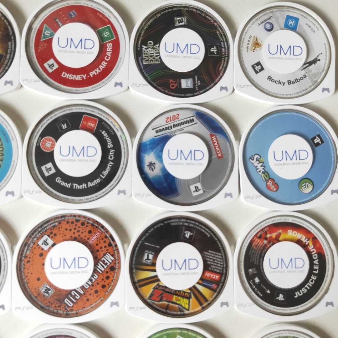 PSP UMD GAMES FOR SALE, Video Gaming, Video Games, PlayStation on Carousell