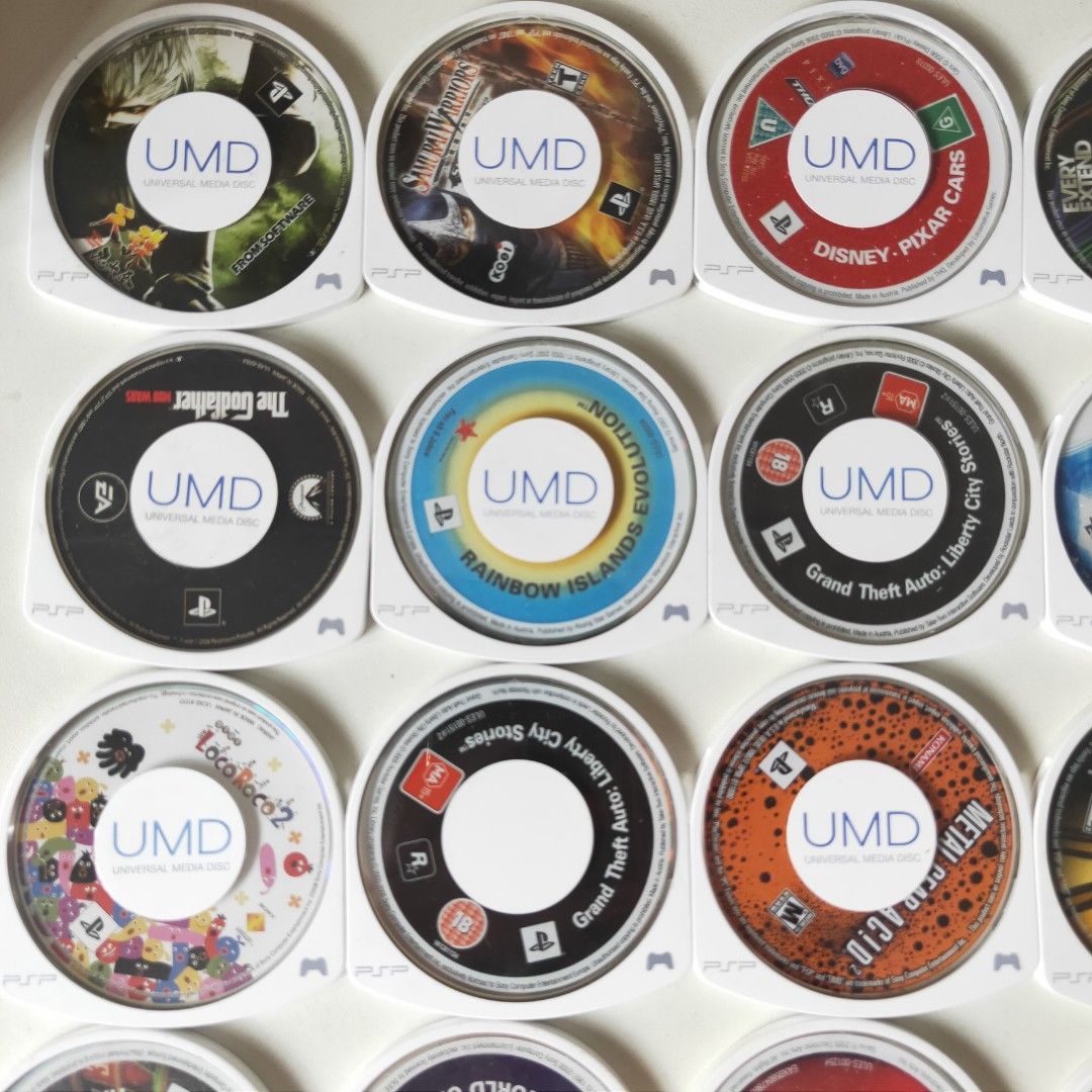 PSP UMD GAMES FOR SALE, Video Gaming, Video Games, PlayStation on Carousell