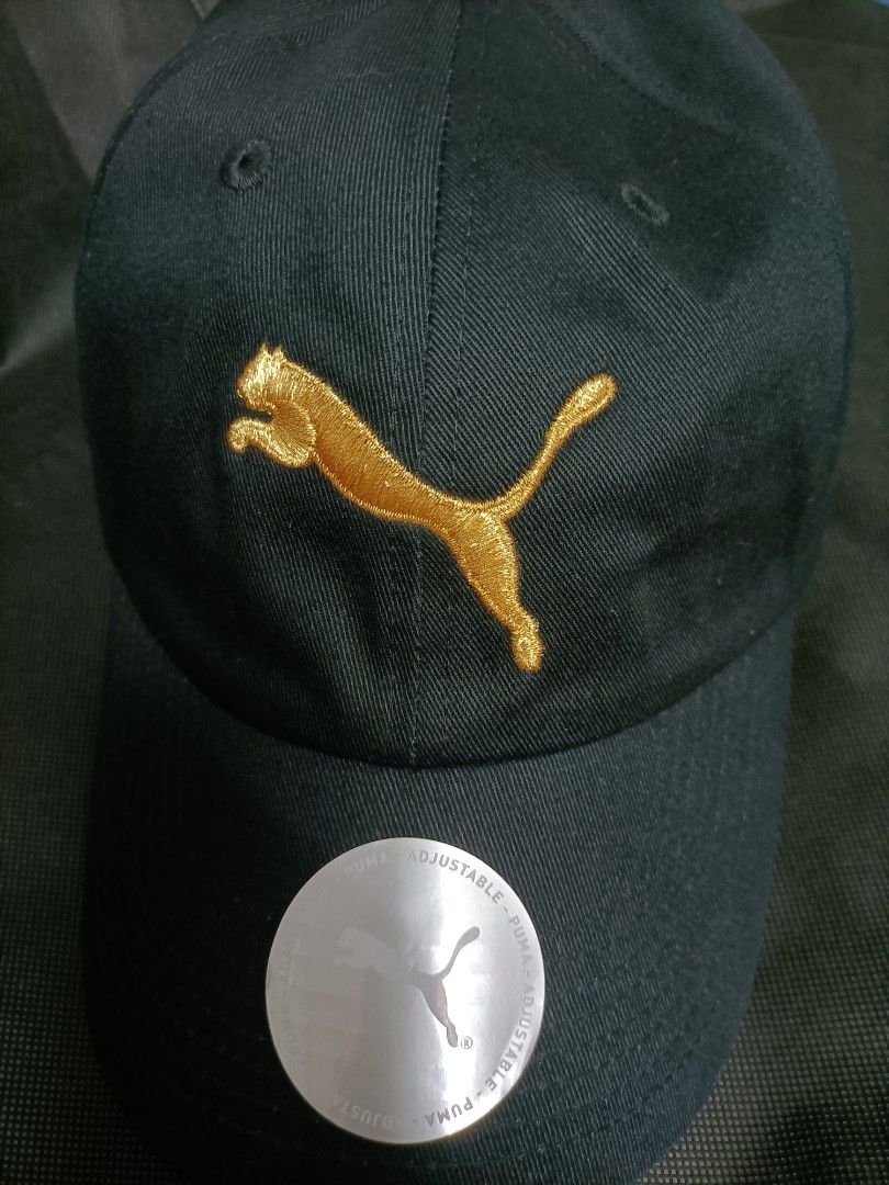 Puma cap number one product gold essentials cat logo puma cap hat black ...