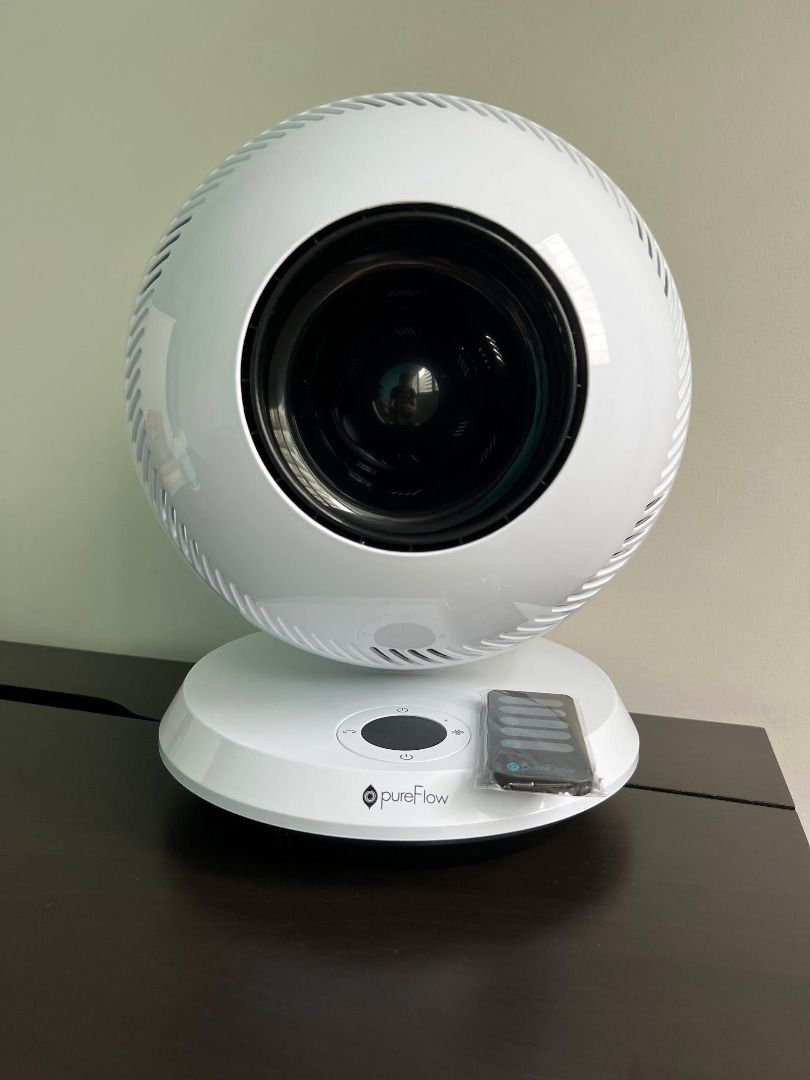 PureFlow QT7 Bladeless Quiet Turbo Fan, Furniture & Home Living ...