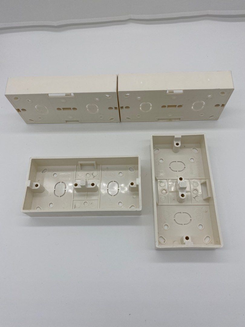 PVC Nut Box Base/ Switch Socket Base | 3x7 (172mm x 86mm x32mm ...