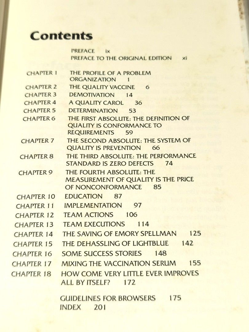 Quality Without Tears The Art Of Hassle Free Management Book By Philip ...