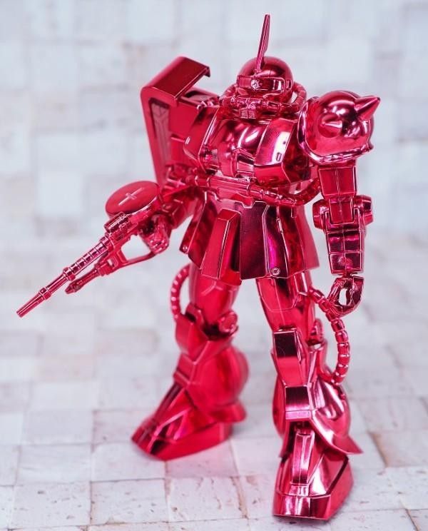 Rare Gundam X Dengeki Hobby 2th Year Anniversary - Char Zaku II Red ...