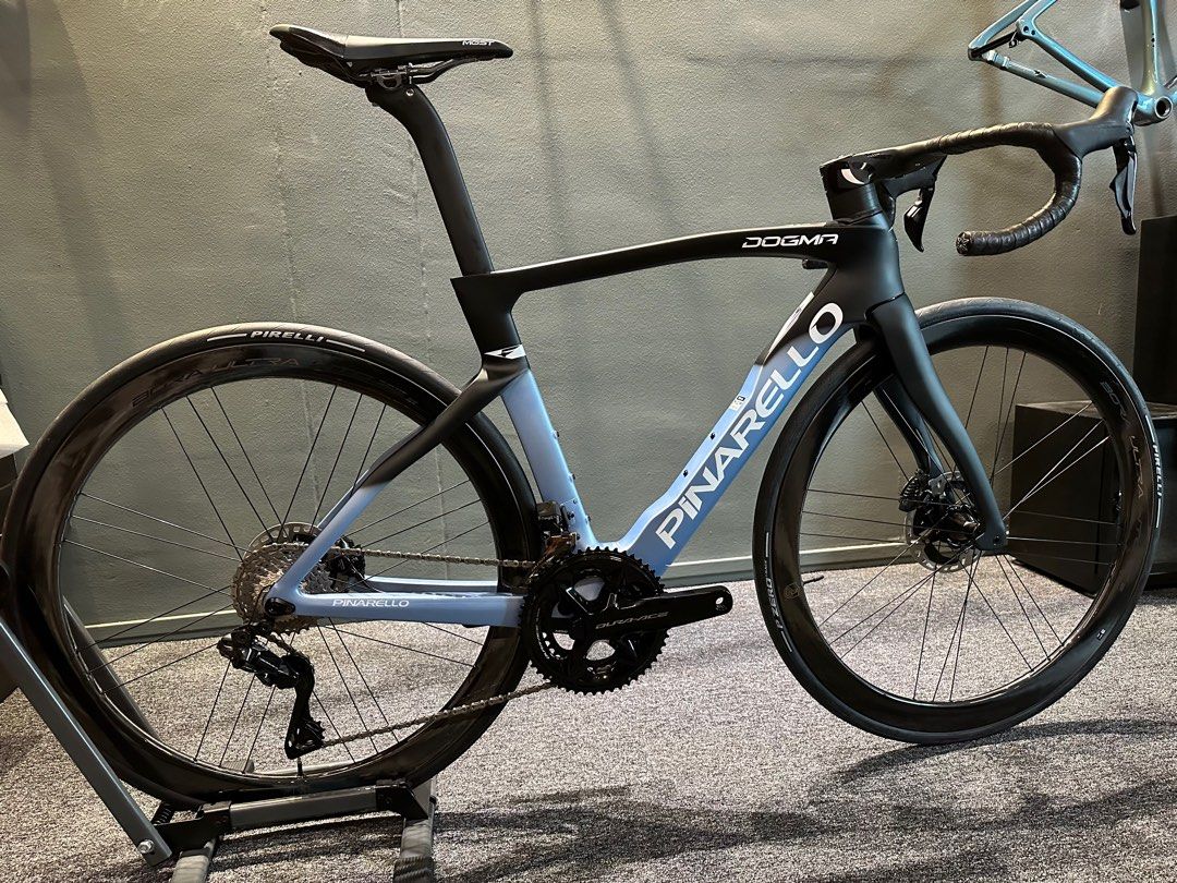Ready Stock:Pinarello Dogma F 51.5 Midnight Blue Full Bike, Sports ...