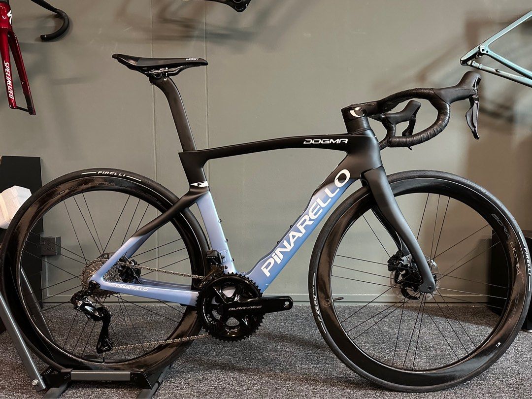 Ready Stock:Pinarello Dogma F 51.5 Midnight Blue Full Bike, Sports ...