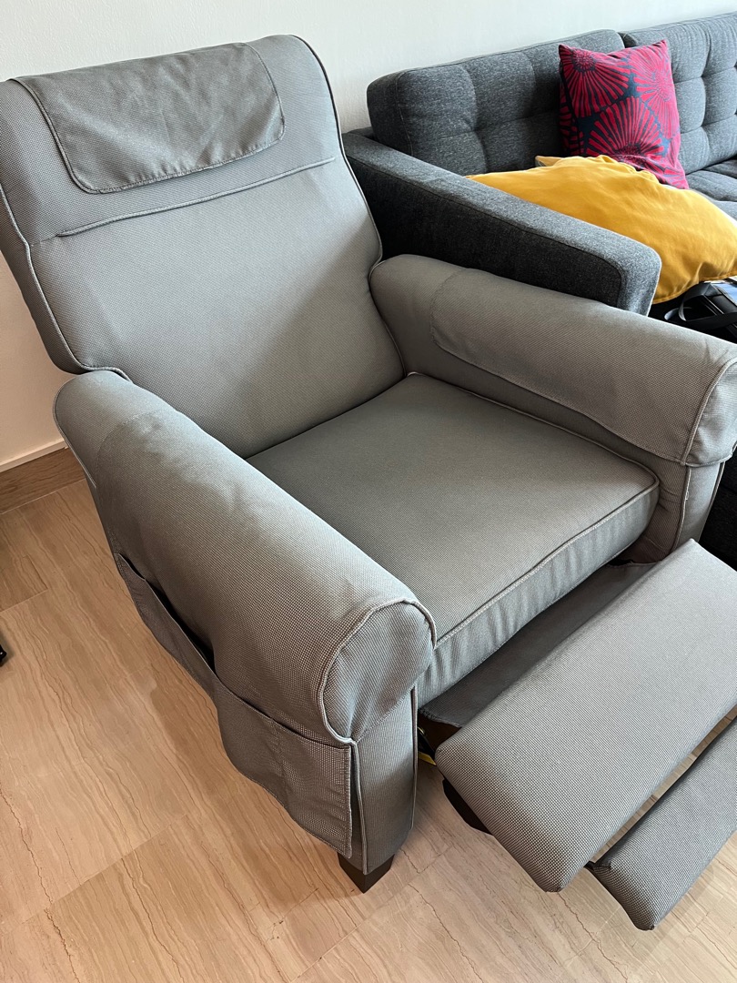 Reclining Chair - IKEA Muren, Furniture & Home Living, Furniture ...