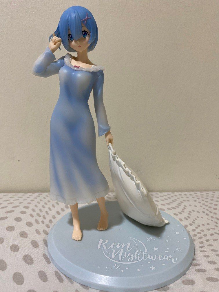 Re:zero Rem Nightwear Figurine, Video Gaming, Gaming Accessories ...