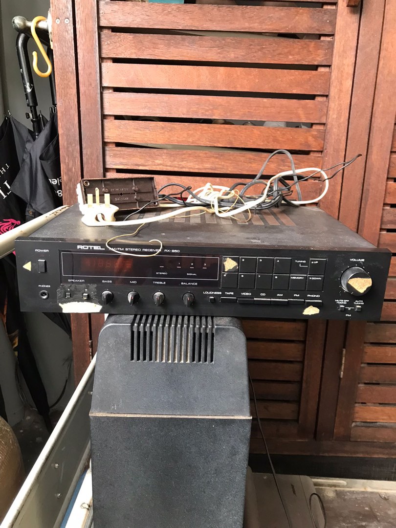 Rotel Rx-850 stereo receiver amplifier, Audio, Soundbars, Speakers ...