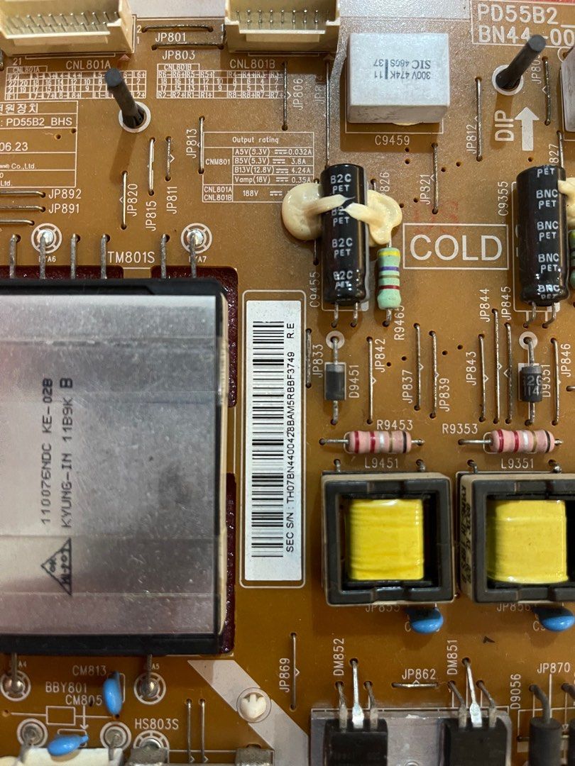 Samsung TV power module, TV & Home Appliances, TV & Entertainment, TV ...