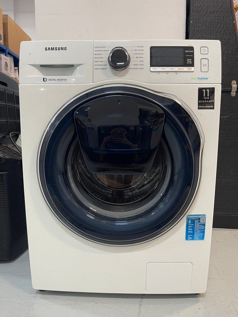SAMSUNG WW90K6410QW ADDWASH FRONT LOAD WASHER (9KG) Condition 8/10 $400 ...