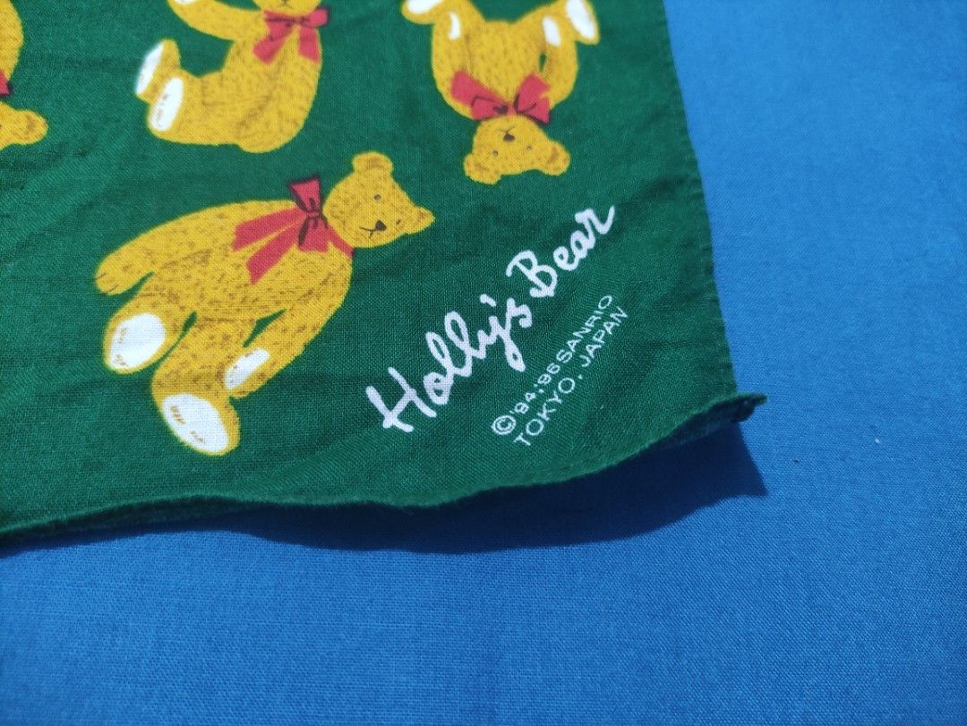 Sanrio Holly's Bear Teddy Bear Handkerchief Merch, Hobbies & Toys, Toys ...