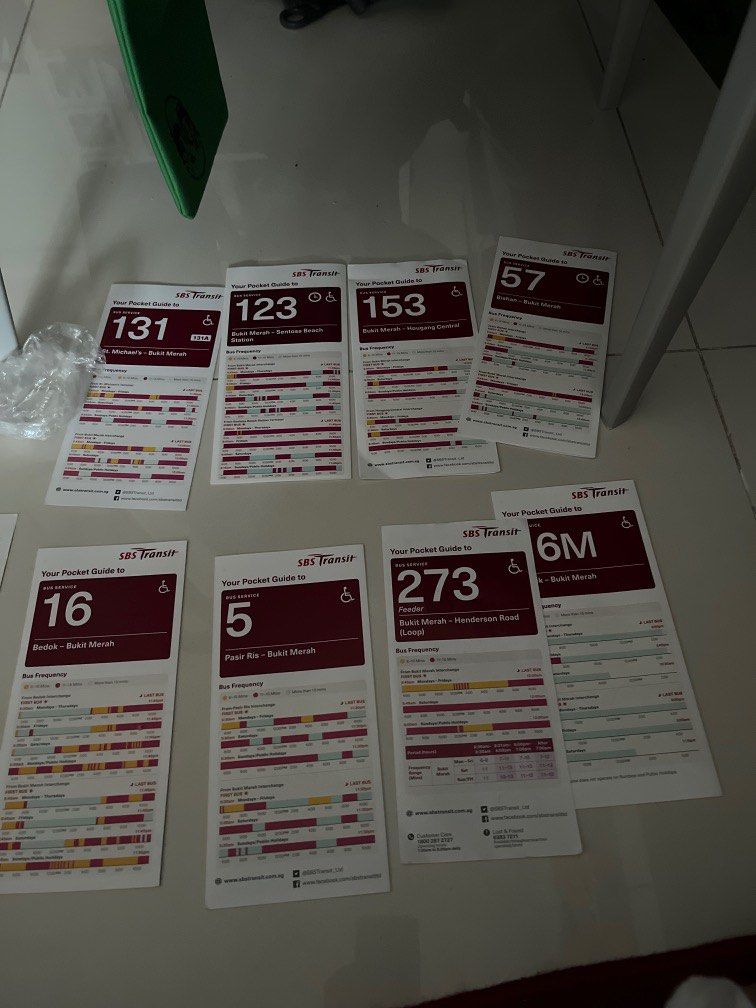Sbs transit bus guides, Hobbies & Toys, Memorabilia & Collectibles ...