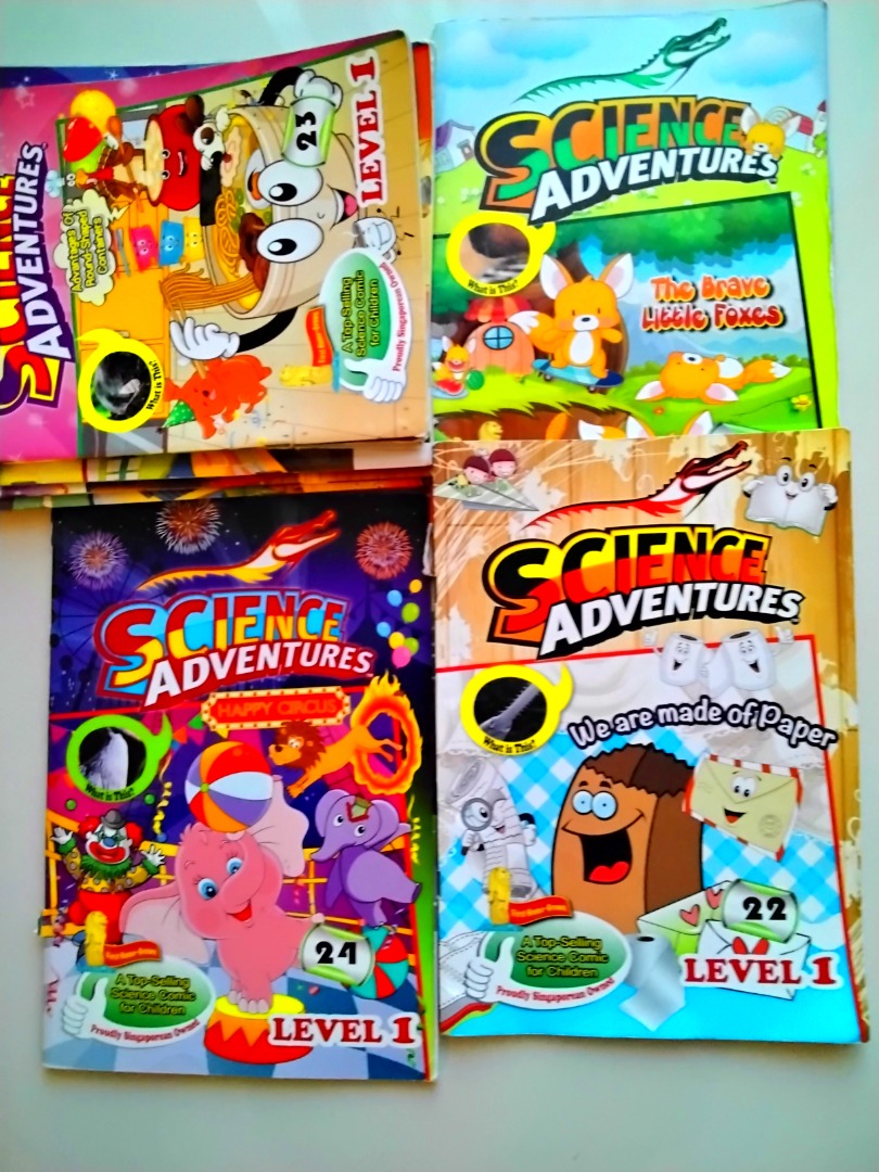 Science adventures Level 1 series 21 to 30 (total 10 magazines ...