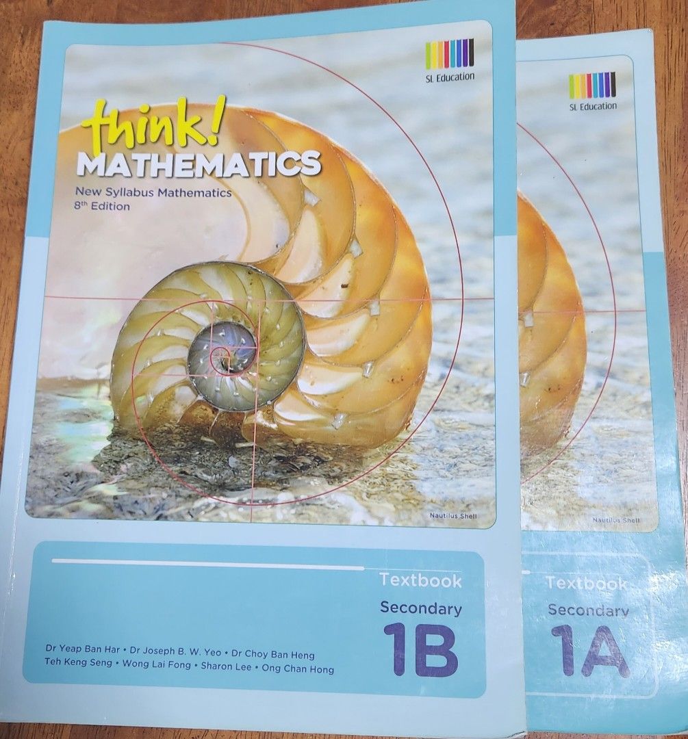 Secondary 1 express mathematics book 1a and 1 b, Hobbies & Toys, Books ...
