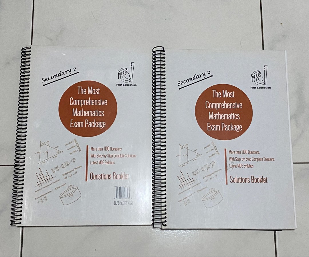 secondary 2 math PHD, Hobbies & Toys, Books & Magazines, Assessment ...
