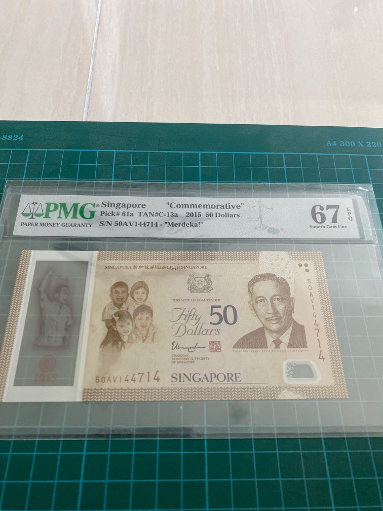 SG 50 Commemorative Note, Hobbies & Toys, Memorabilia & Collectibles ...