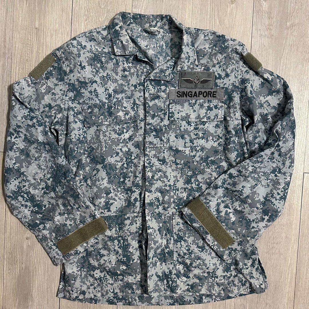 Sg Airforce Uniform Set (M-L), Men's Fashion, Coats, Jackets and ...