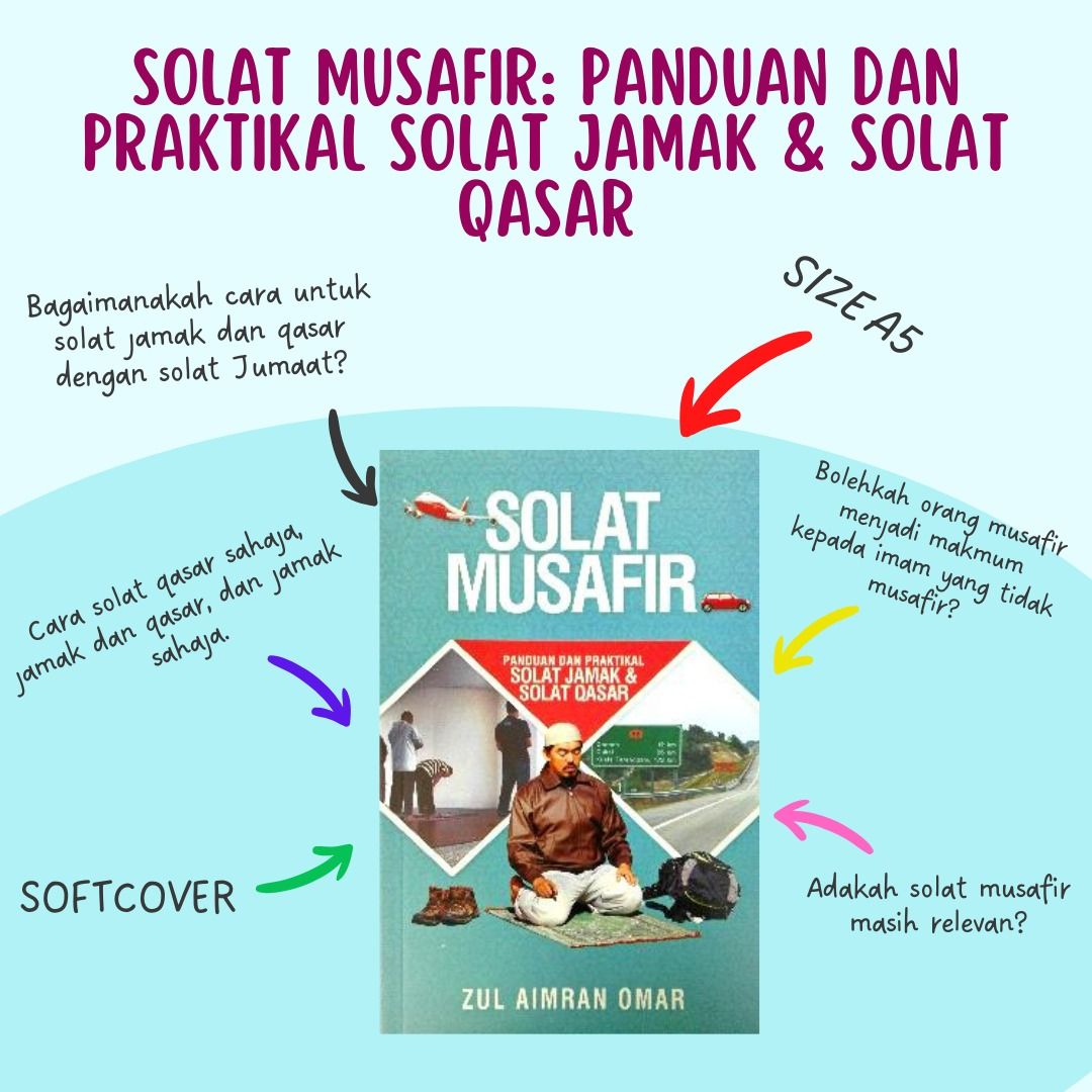 (SG SELLER) Solat Musafir - Panduan dan Praktikal Solat Jamak & Solat ...