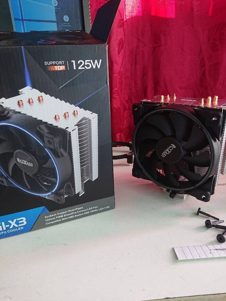 Single Tower CPU Air Cooler 125W TDP GI-X3, Computers & Tech, Parts ...