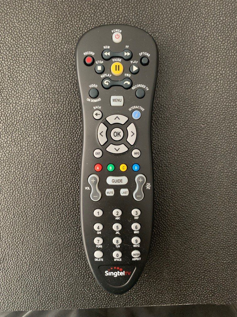 Singtel remote control, TV & Home Appliances, TV & Entertainment, TV on ...