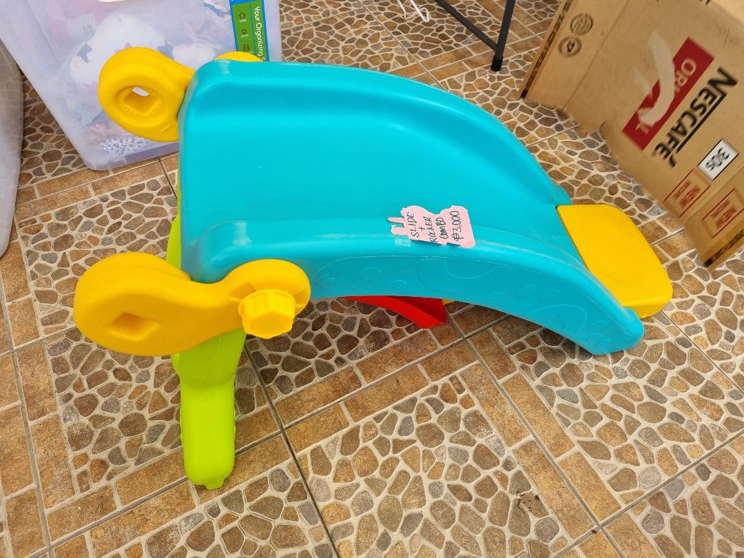 Fisher Price Slide and Rocker Combo, Babies & Kids, Baby Nursery & Kids ...