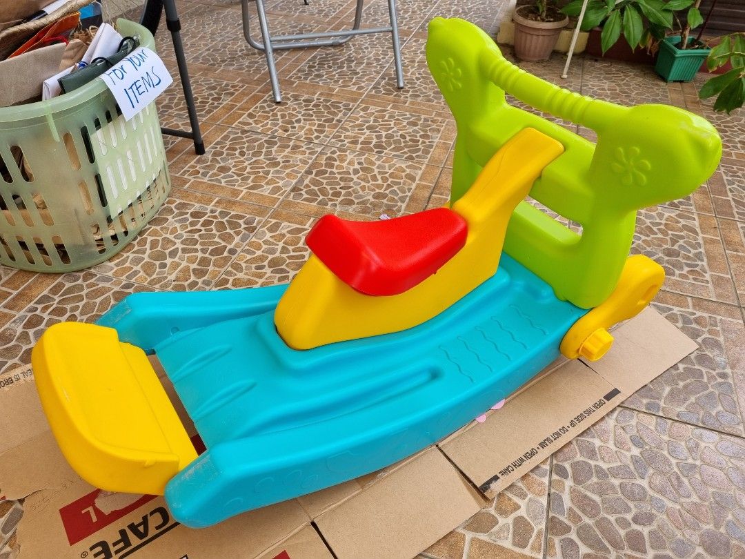 Fisher Price Slide and Rocker Combo, Babies & Kids, Baby Nursery & Kids ...