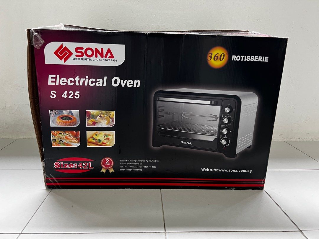 Sona Electrical Oven 42L ( NEW With Warranty) , TV & Home Appliances, Kitchen Appliances, Ovens ...