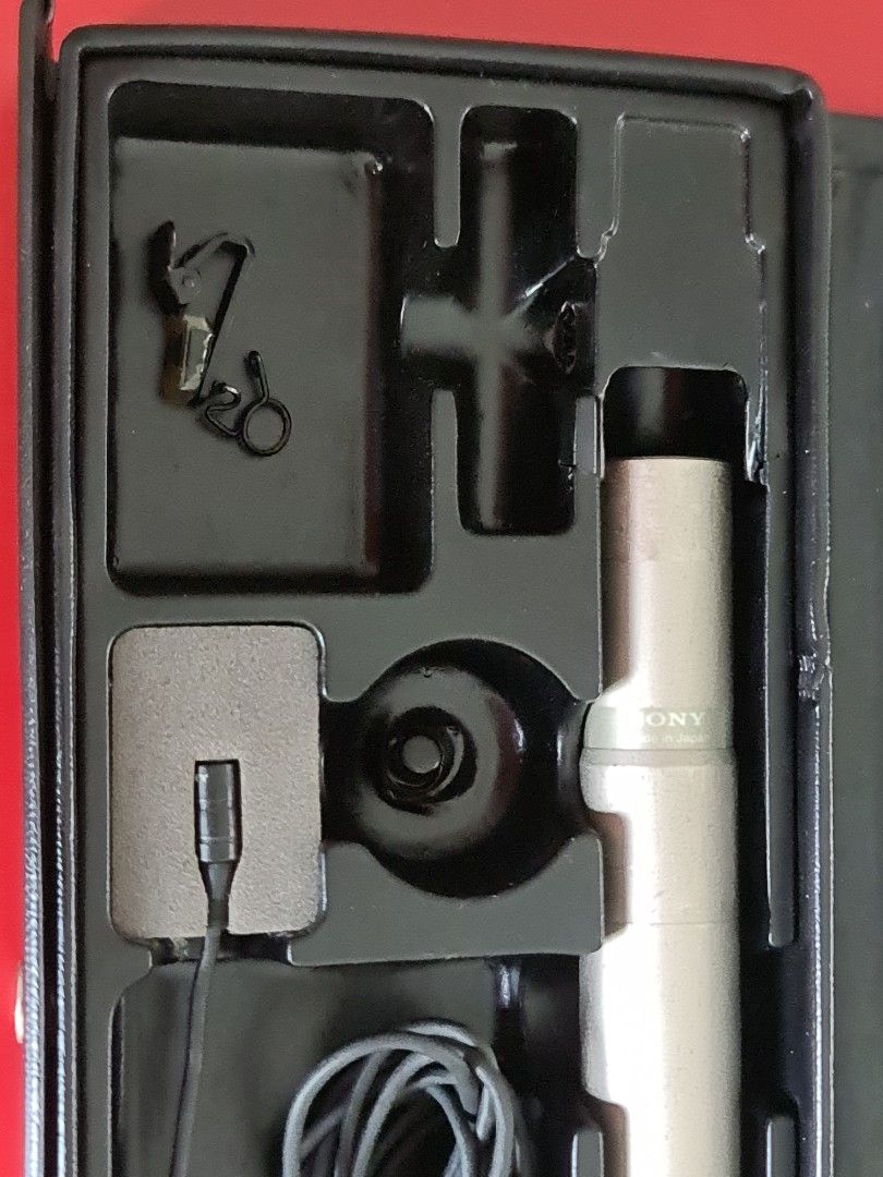 Sony ECM-77B Omni-directional electret condenser microphone lavalier ...