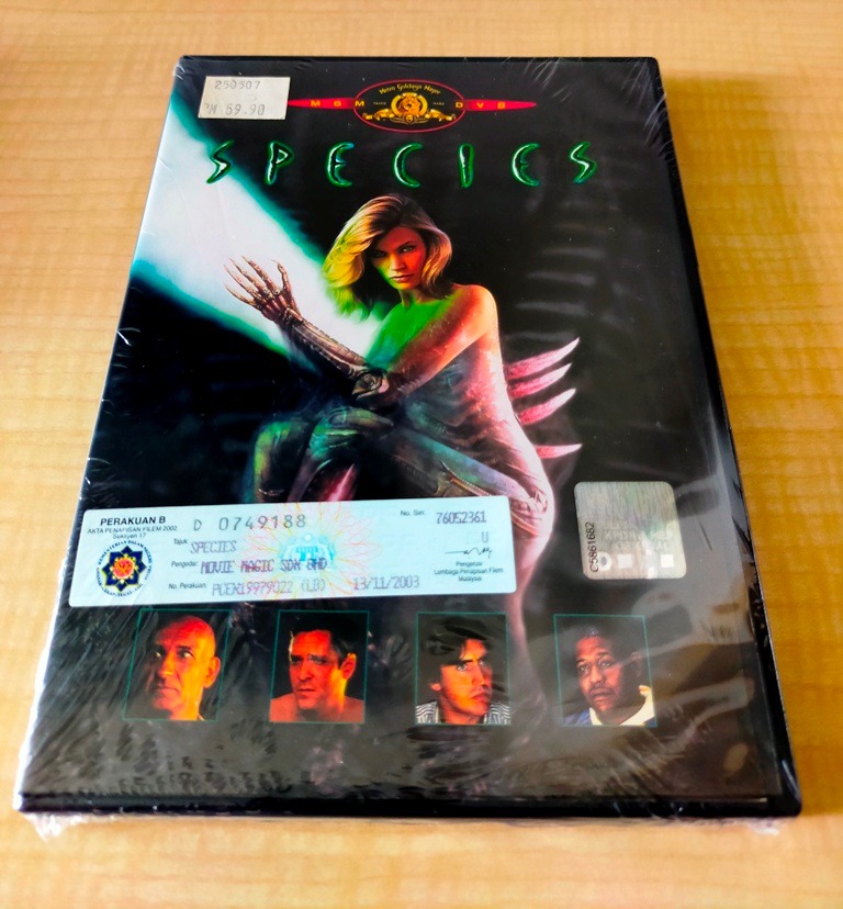 Species II Original English Movie DVD 1998 American Science Fiction ...