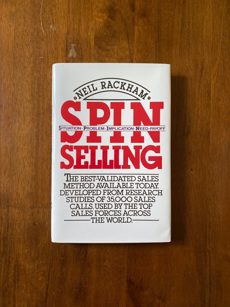 Spin Selling by Neil Rackham, Hobbies & Toys, Books & Magazines ...