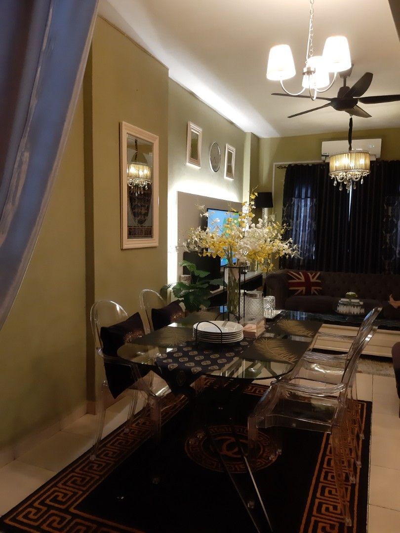 SSF DINING GLASS TABLE, Furniture & Home Living, Furniture, Tables ...