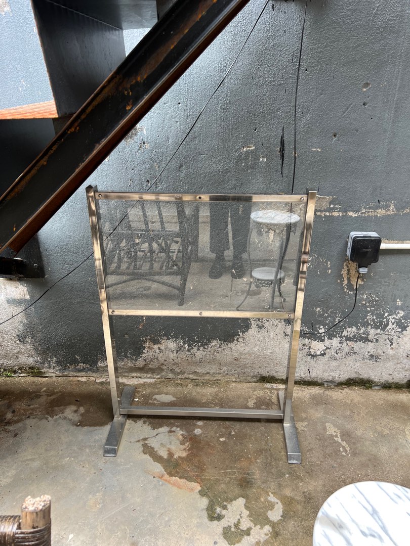 Stainless Steel display notice stand, Furniture & Home Living, Home ...