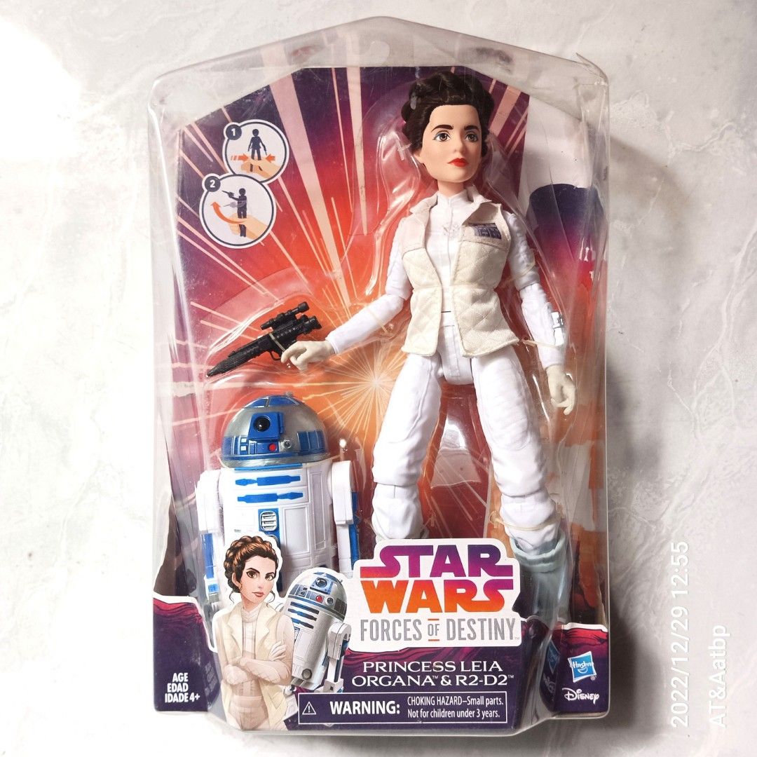 Star Wars Forces of Destiny PRINCESS LEIA & R2-D2, Hobbies & Toys, Toys ...