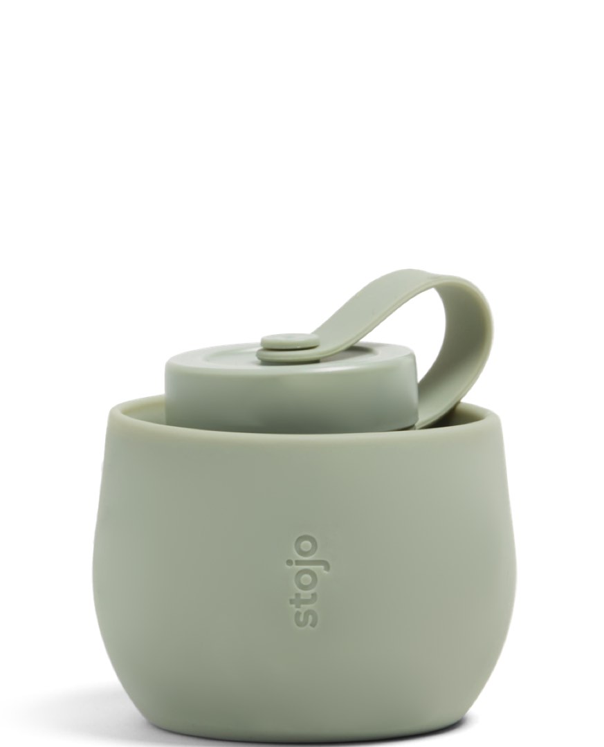 Stojo Collapsible Bottle 20oz (590ml) Sage, Furniture & Home Living ...