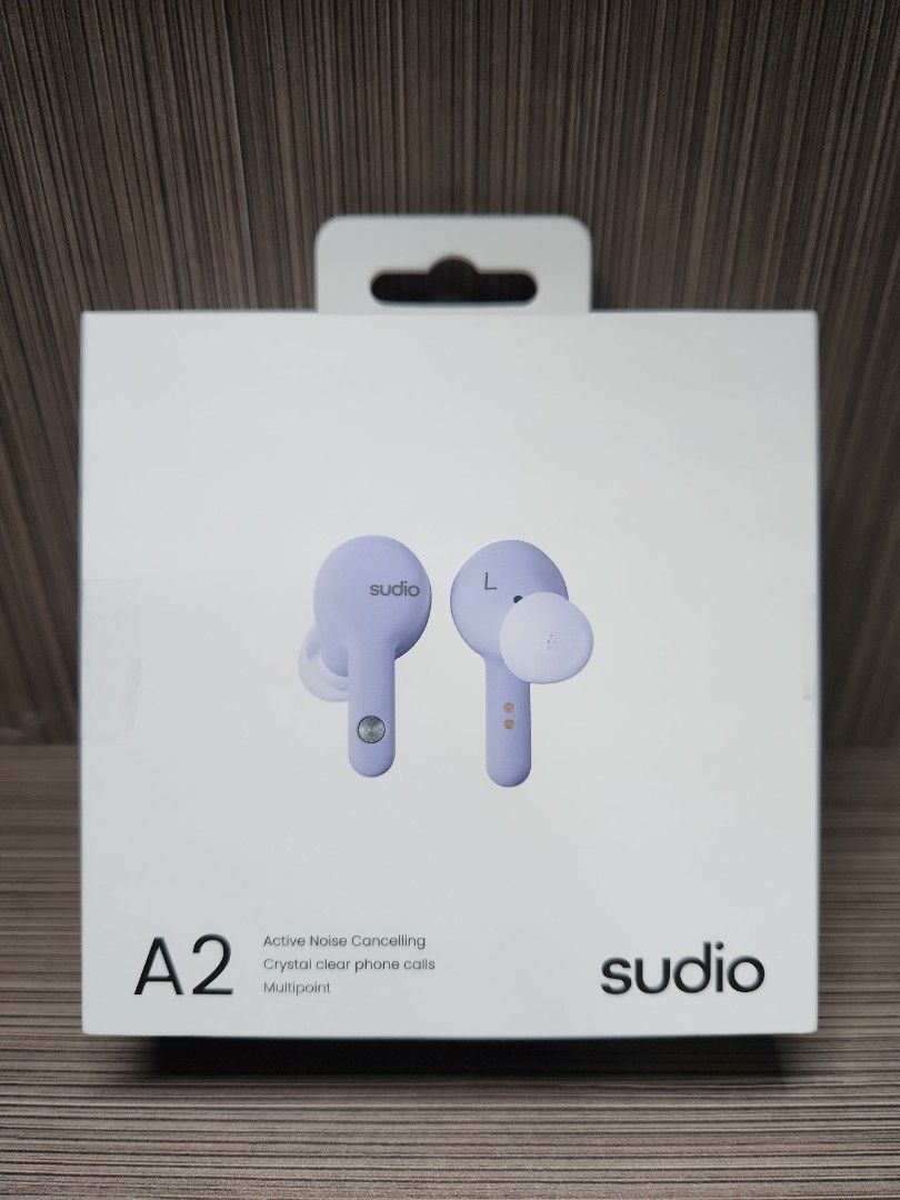 Sudio A2 wireless Bluetooth earbuds purple, Audio, Earphones on Carousell