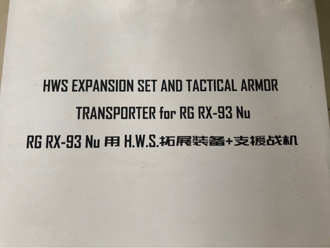 Susan Model 3rd Party HWS Plane for RG Nu Gundam, Hobbies & Toys, Toys ...