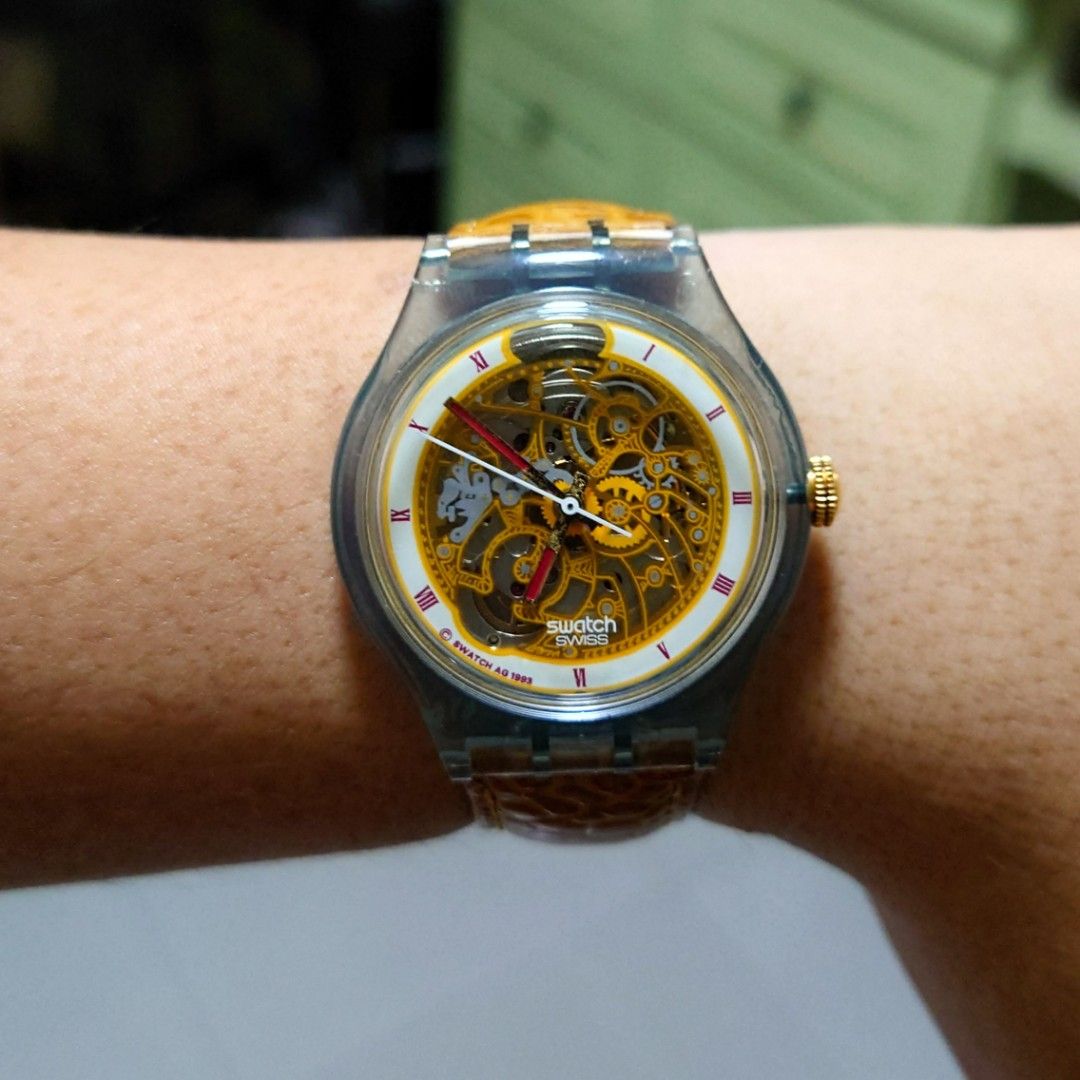 Vintage Swatch automatic skeleton, Men's Fashion, Watches & Accessories ...