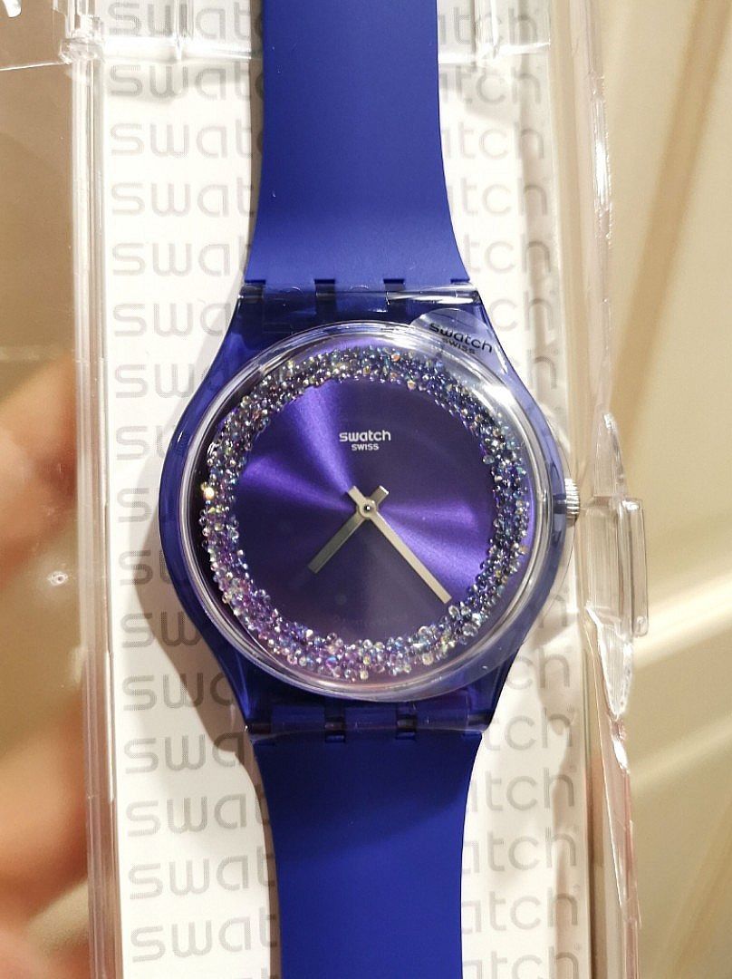 Swatch Purple Rings Watch, Women's Fashion, Watches & Accessories ...