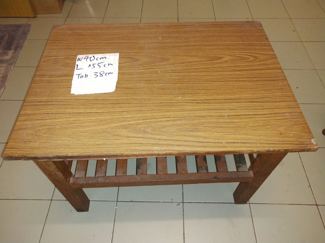 Table 2x2 stainless steel legs, Furniture & Home Living, Furniture ...