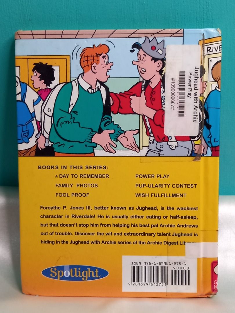 The Archie Digest Library "Jughead with Archie Power Play" Hardbound ...