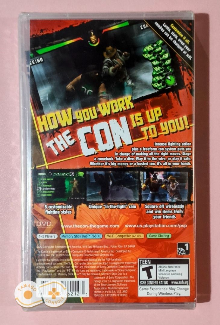 The Con - [PSP Game] [NTSC / ENGLISH Language] [BRAND NEW], Video ...
