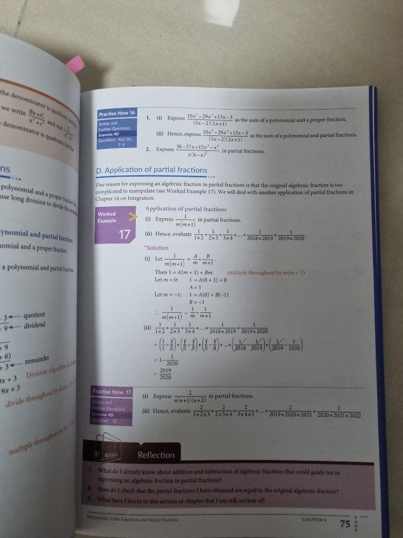 Think! Additional mathematics textbook A and B, Hobbies & Toys, Books ...