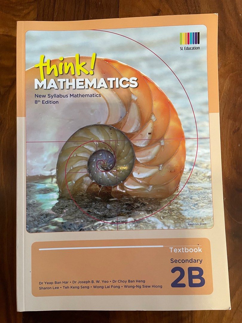 think! Mathematics textbook 2B, Hobbies & Toys, Books & Magazines ...